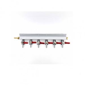 Manifold Gas Line Splitters With Check Valves (1/4" Thread, 6mm Barb ...